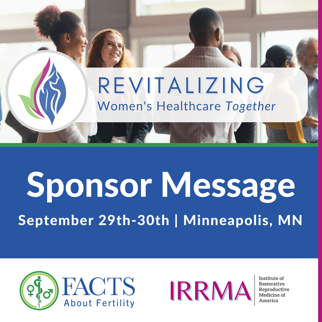 Full Page Advertisement in Program - FACTS About Fertility